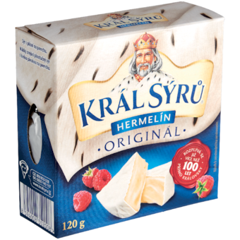 Král Sýrů Hermelín v akci za 34.9 | Tesco