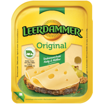 Leerdammer szeletelt natúr sajt akciós ár: 579 | Tesco