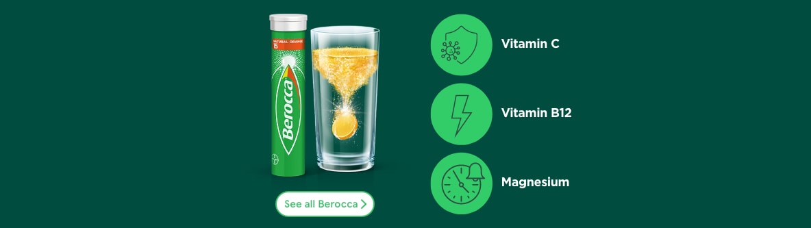 Daily Glass of Berocca - Effervescent Tablets - Tesco Groceries