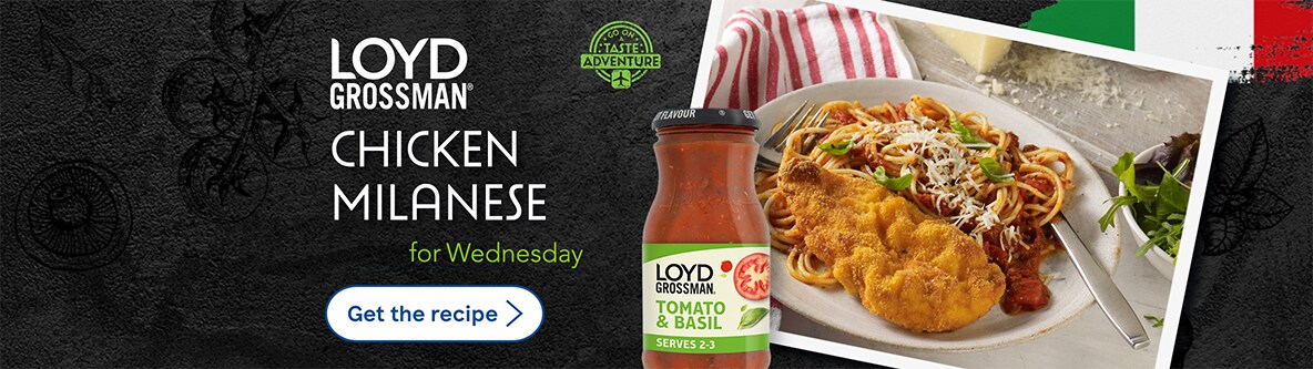 Weekday recipes - Wednesday Chicken Milanese - Tesco Groceries