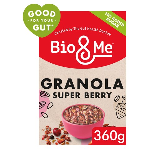 Bio&Me Super Berry Gut Loving Granola 360g - Tesco Groceries