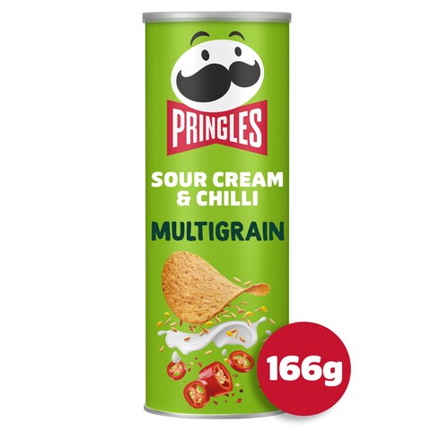 Pringles Multigrain Sour Cream & Chilli Sharing Crisps 166g - Tesco ...