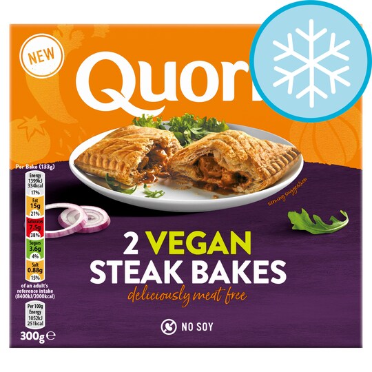 Quorn Vegan Steak Bakes 300G - Tesco Groceries