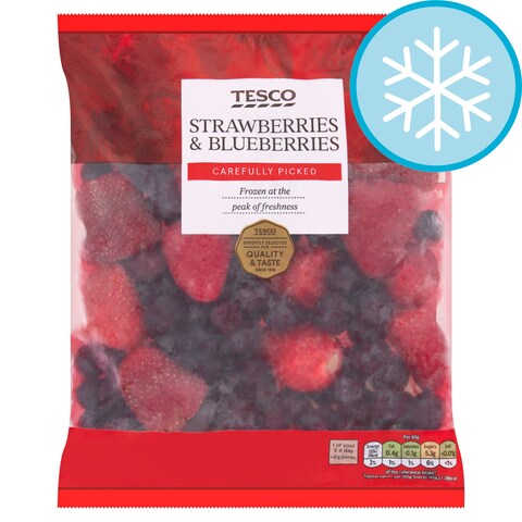 Tesco Strawberries & Blueberries 400G - Tesco Groceries