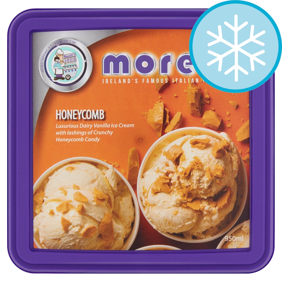 Morelli Honeycomb Ice Cream 950Ml - Tesco Groceries