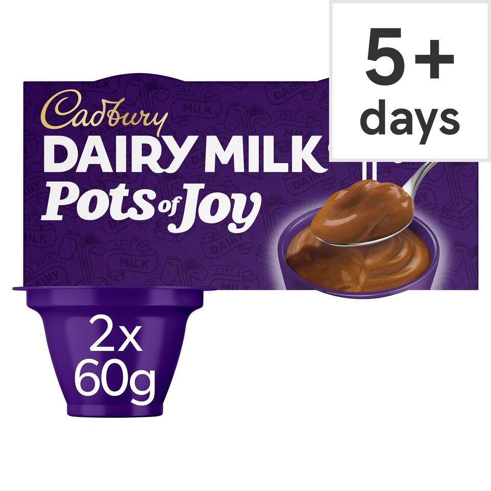 Cadbury Dairy Milk Pots Of Joy Dessert 2x60g - Tesco Groceries