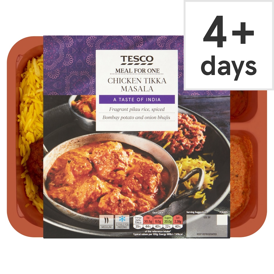 Tesco Chicken Tikka Masala Meal For 1 500G - Tesco Groceries
