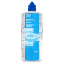 Tesco All In One Contact Lens Solution 250Ml - Tesco Groceries