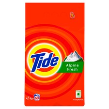 Tide Washing Powder Alpine Fresh 4,5 kg - Tesco Groceries