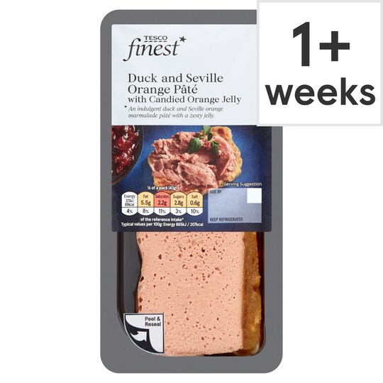 Tesco Finest Duck & Seville Orange Pate 170G - Tesco Groceries