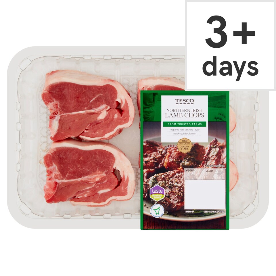 Tesco Northern Irish Lamb Chops 300g - Tesco Groceries