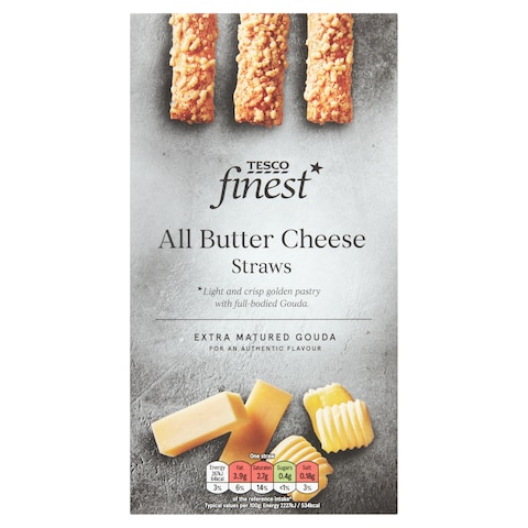 Tesco Finest All Butter Cheese Straws 100G - Tesco Groceries