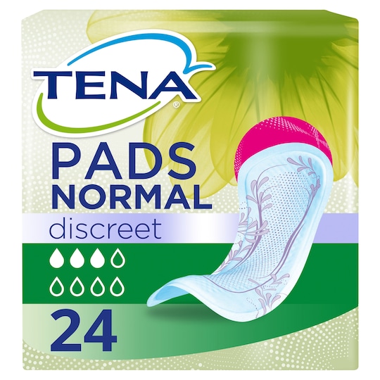 Tena Lady Discreet Duo Normal 24 Pack - Tesco Groceries