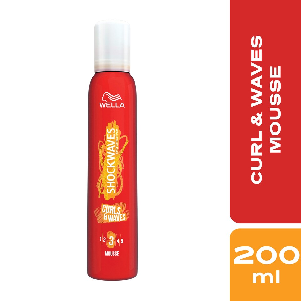 Shockwaves Curls & Waves Mousse 200Ml - Tesco Groceries
