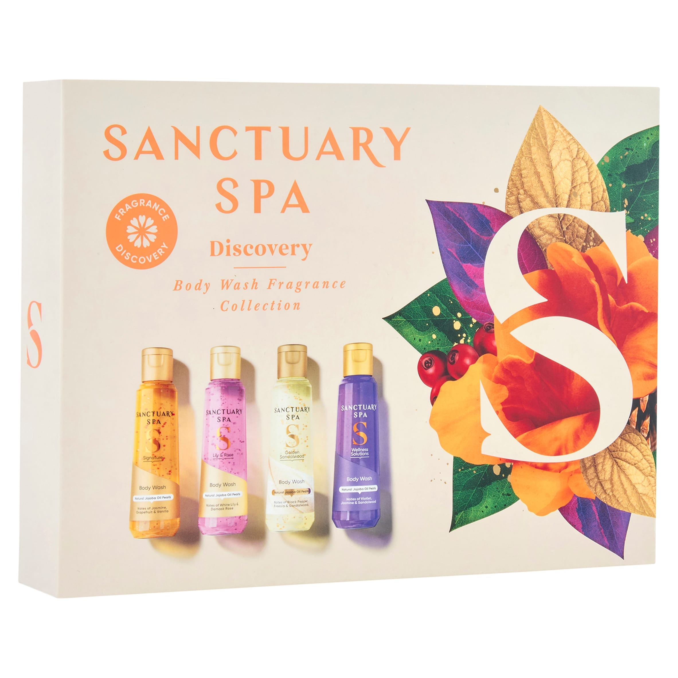 Sanctuary Spa Discovery Body Wash Fragrance Collection Gift set - Tesco ...