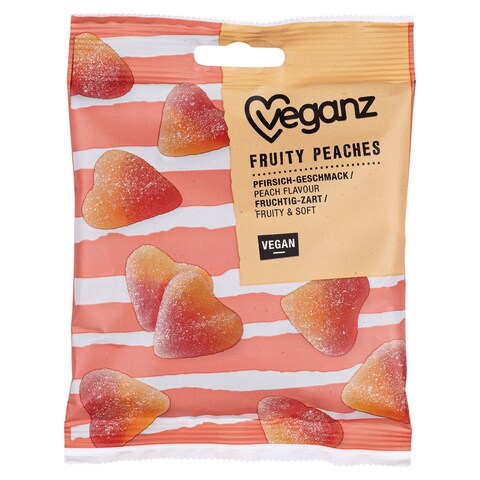 Veganz Vegan Fruity Peaches Jellies 100G - Tesco Groceries