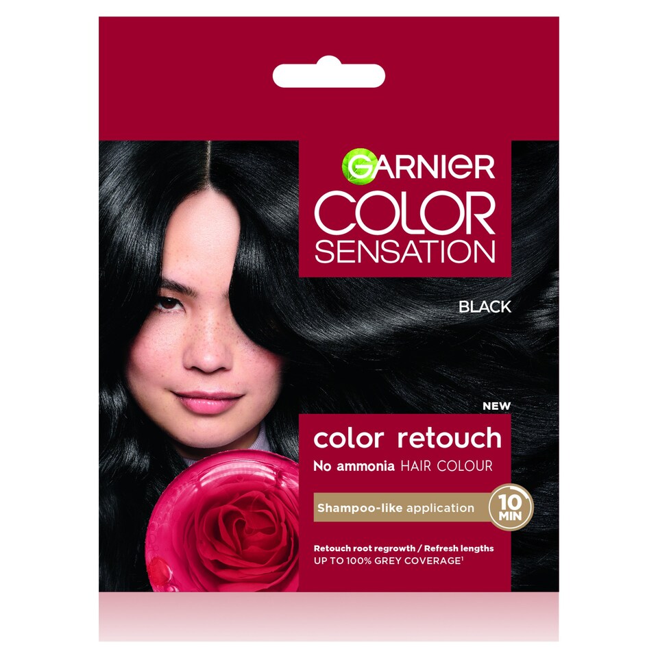 Garnier Color Sensation Retouch 1.0 Black - Tesco Groceries
