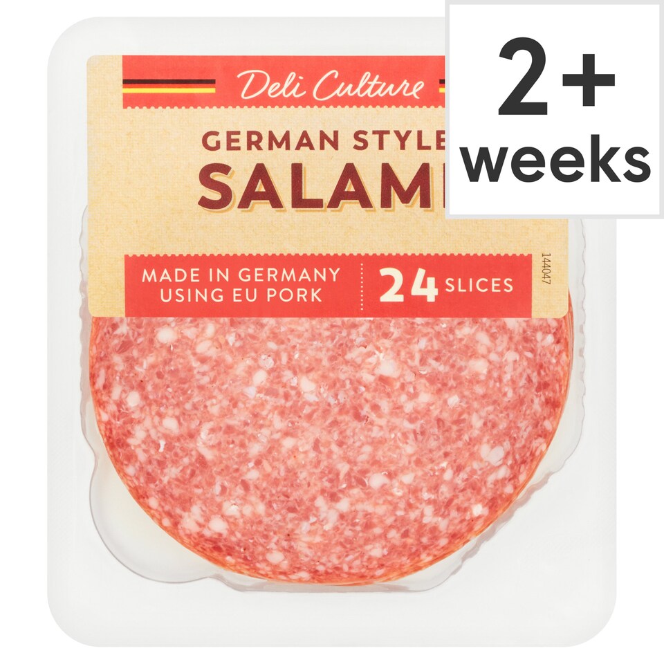Deli Culture German Salami 24 Slices 250G - Tesco Groceries