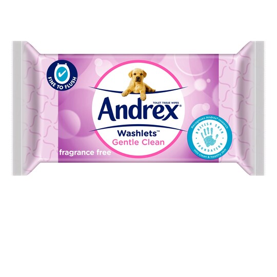 Andrex Washlets Gentle Clean 40 - Tesco Groceries