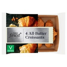 Tesco Finest All Butter Croissants 4 Pack - Tesco Groceries