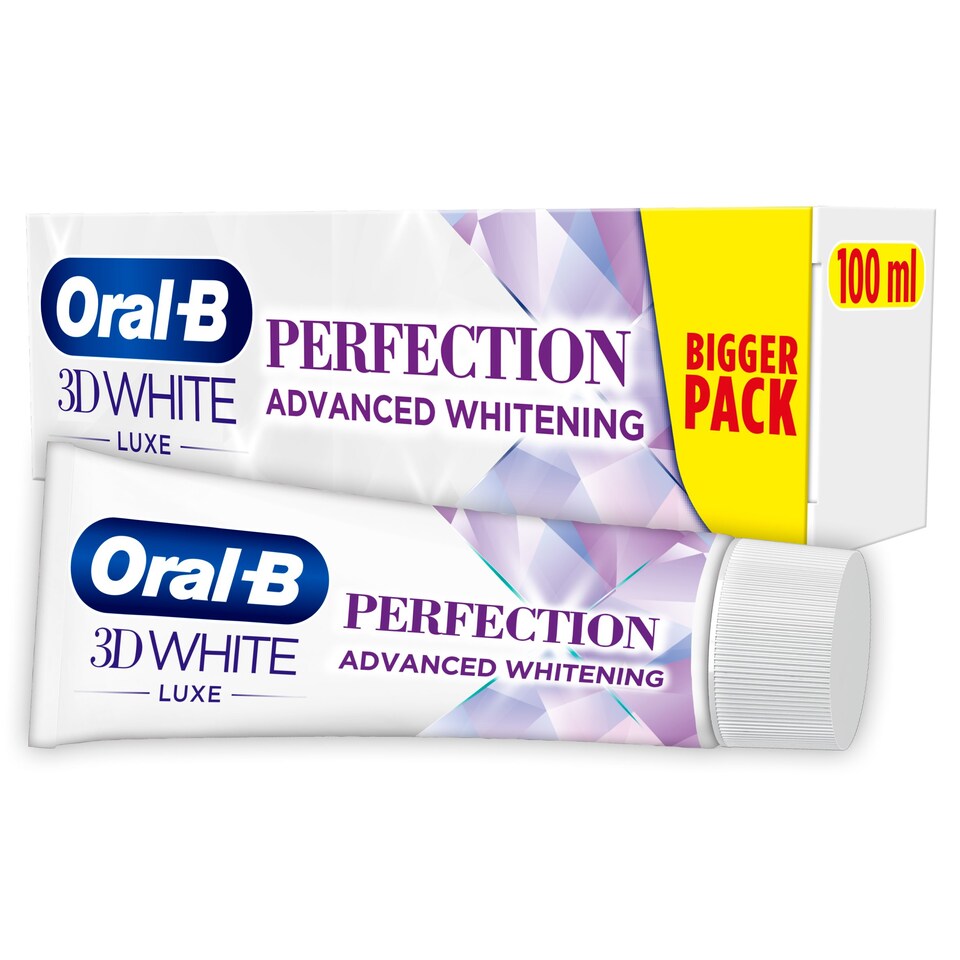 Oral-B 3D Whitening Luxe Perfection Toothpaste 100Ml - Tesco Groceries