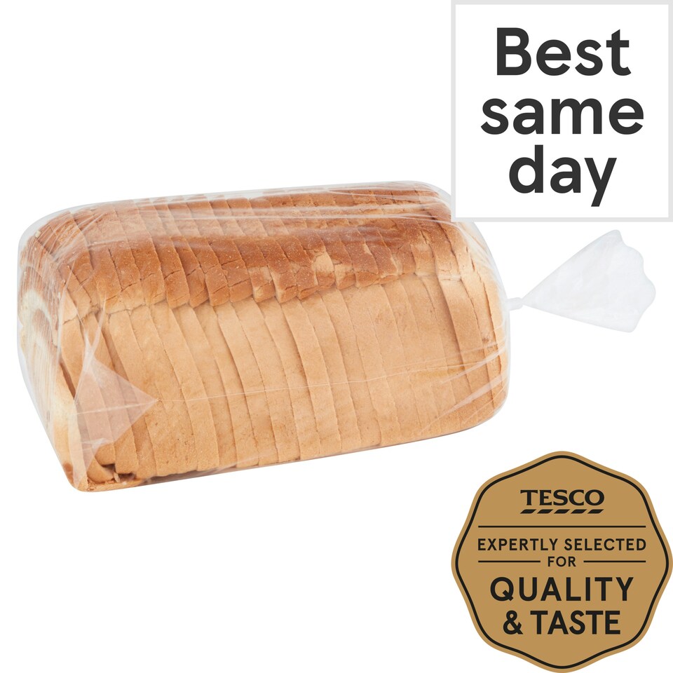 Tesco Crusty White Split Tin Sliced Bread 800G - Tesco Groceries
