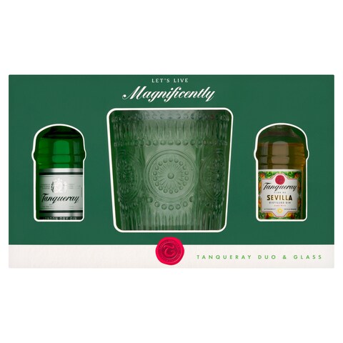 Tanqueray Duo Gin & Glass Gift Set 2 x 5cl - Tesco Groceries