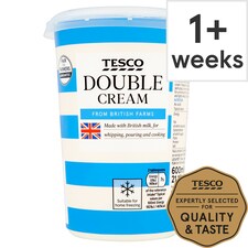 Tesco Fresh Double Cream 600Ml - Tesco Groceries