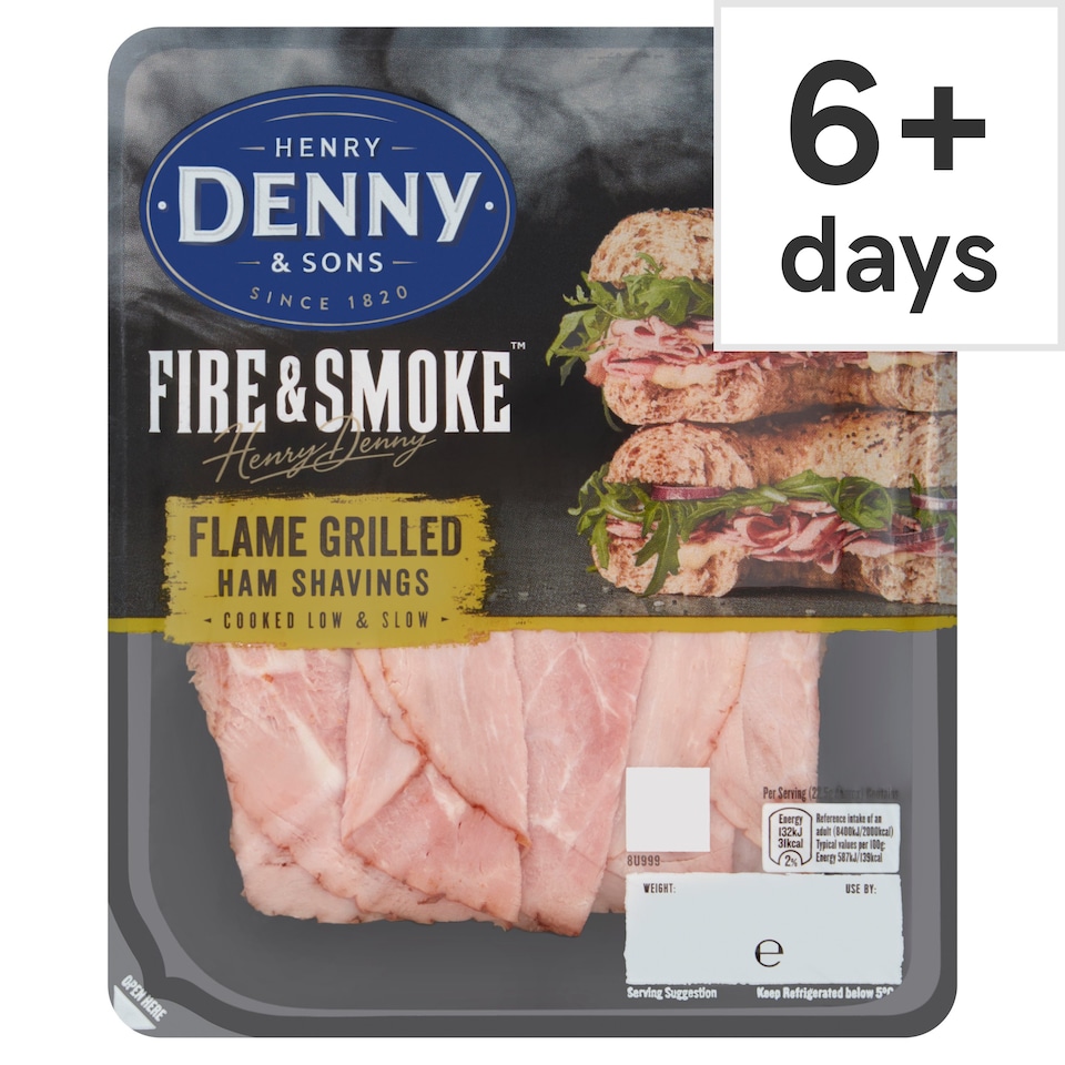 Fire&Smoke Ham Shavings 90Gx12 - Tesco Groceries