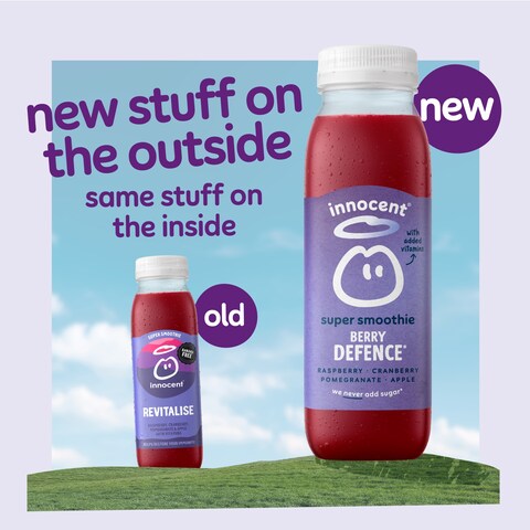 Innocent Super Smoothie Revitalise Raspberry, Cranberry, Pomegranate ...