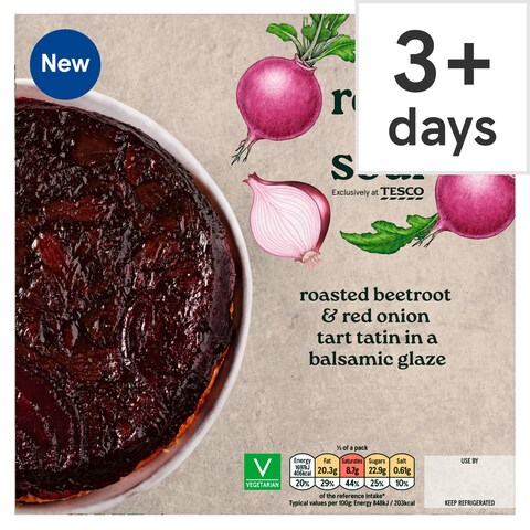 Root & Soul Roasted Beetroot & Red Onion Tart Tatin In a Balsamic Glaze ...