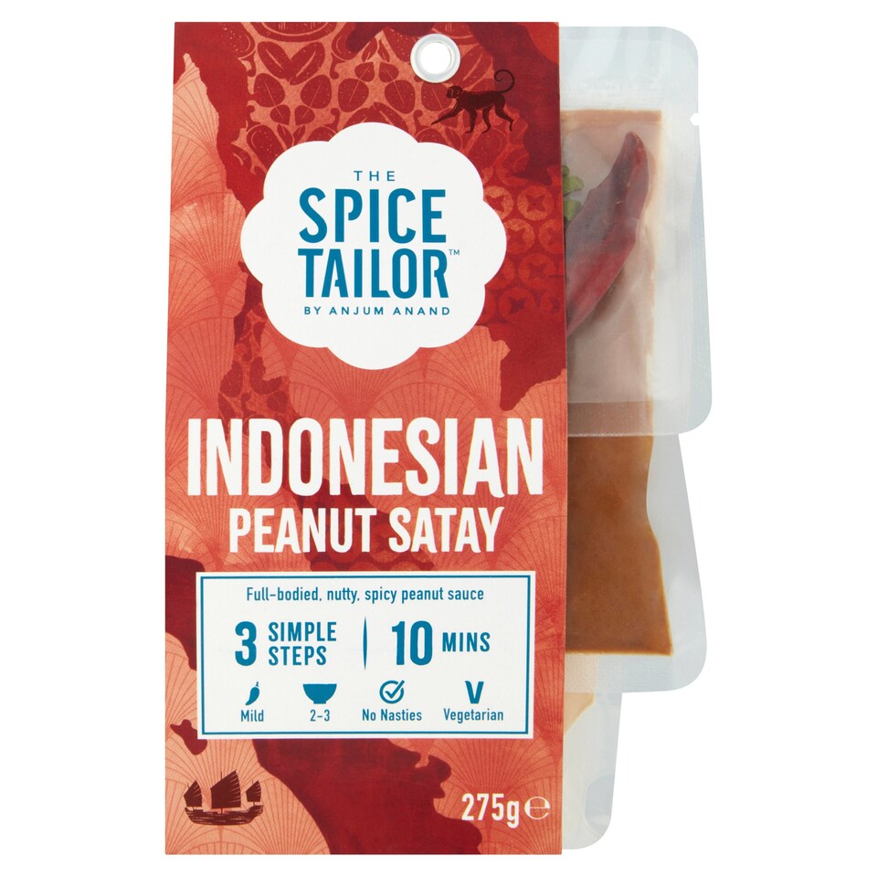 The Spice Tailor Indonesian Peanut Satay Sauce 275G - Tesco Groceries