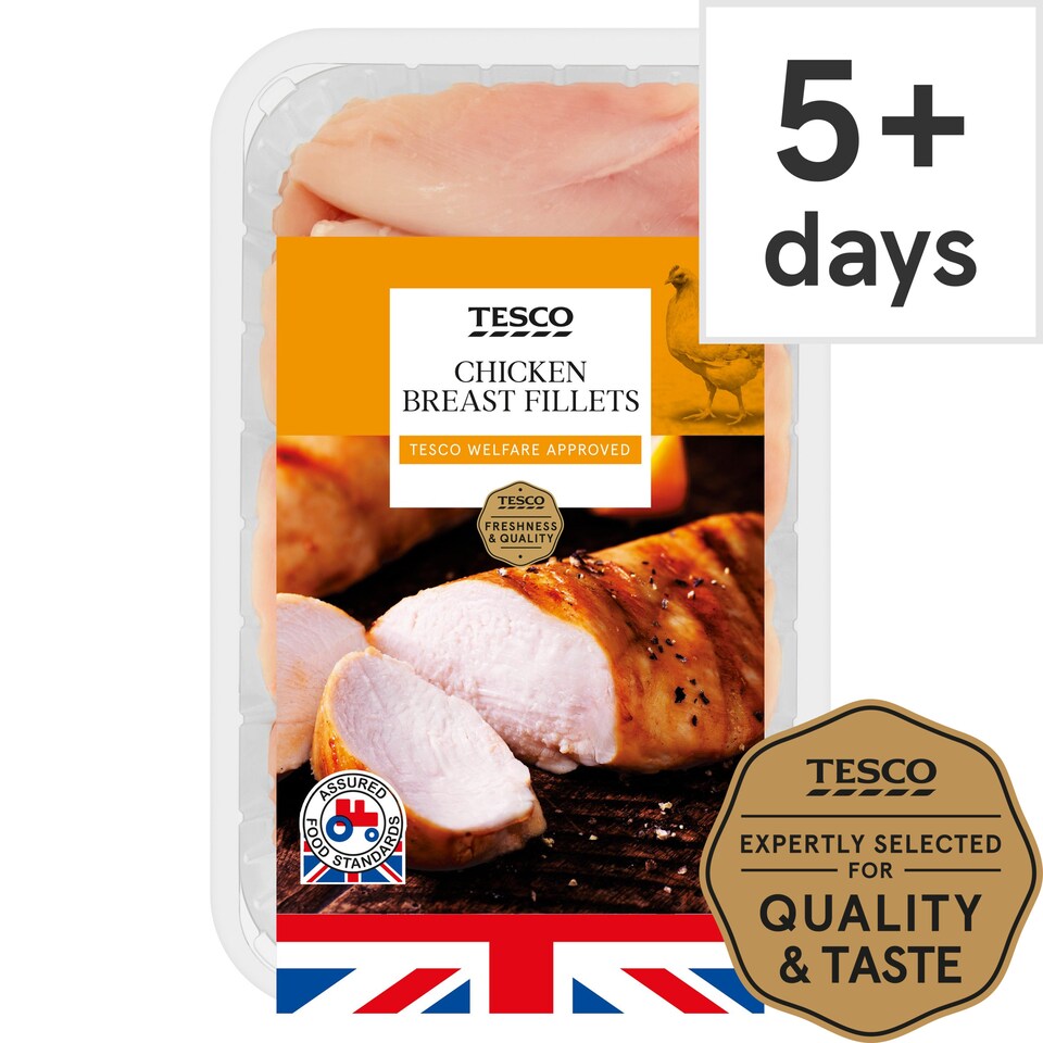Tesco British Chicken Breast Fillets 950G - Tesco Groceries