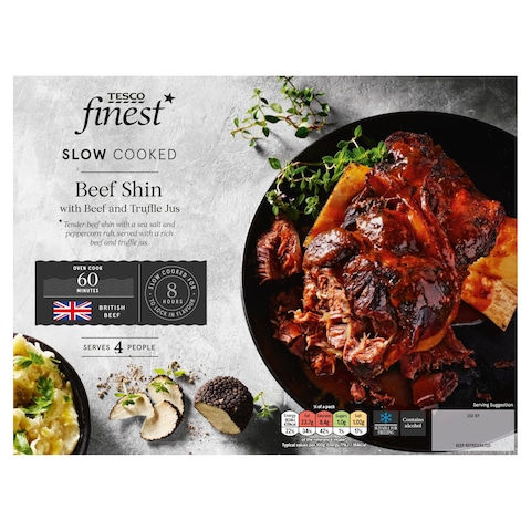 Tesco Finest Beef Shin With Beef & Truffle Jus 1.61Kg - Tesco Groceries