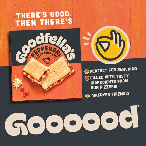 Goodfella's Pizza Pockets Pepperoni 2 Pack 250G - Tesco Groceries