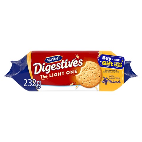McVitie's Digestives Biscuits The Light One 250g - Tesco Groceries