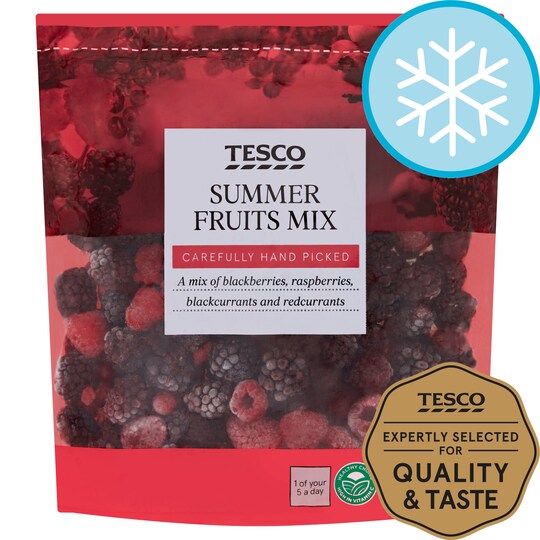 Tesco Frozen Summer Fruits Mix 500G - Tesco Groceries