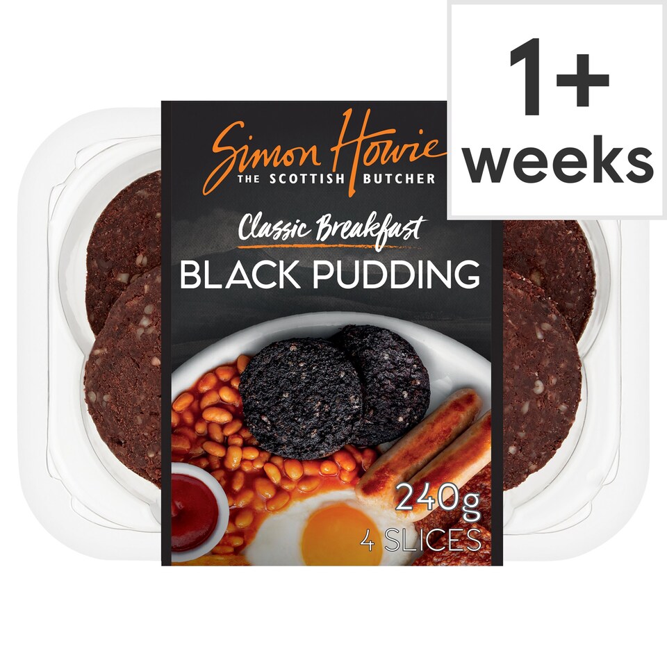 Simon Howie Black Pudding 240G (L) - Tesco Groceries