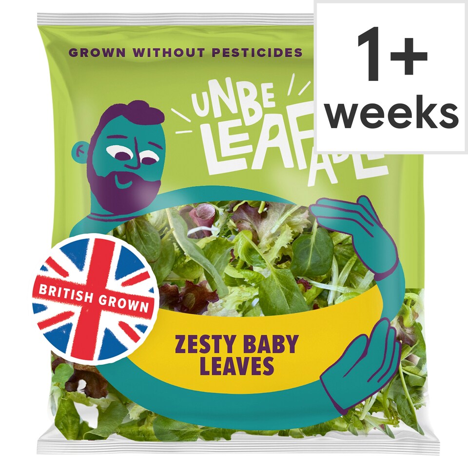 Unbeleafable Zesty Baby Leaves 80g - Tesco Groceries
