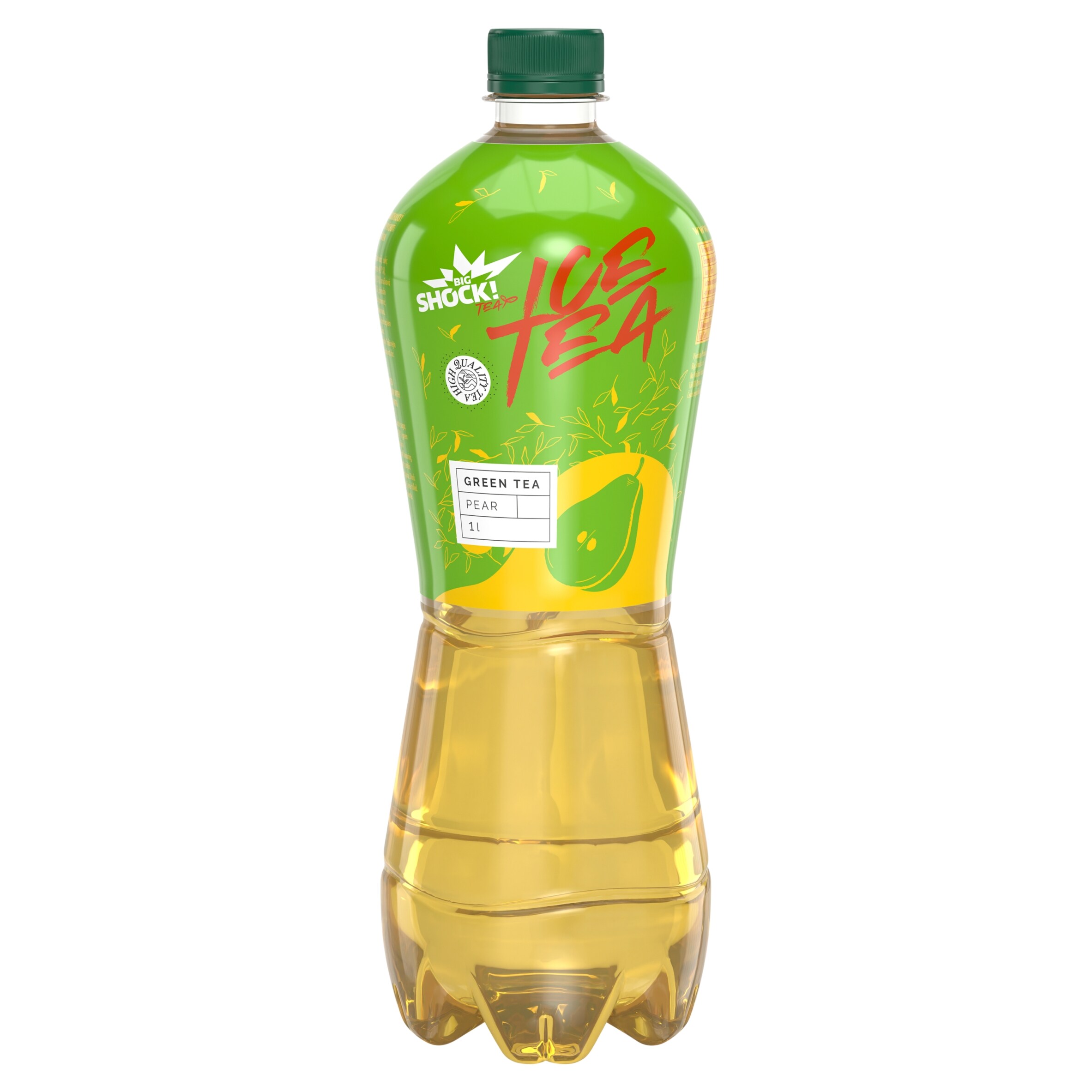 Big Shock! Ice Tea Green Tea Pear 1L - Tesco Groceries