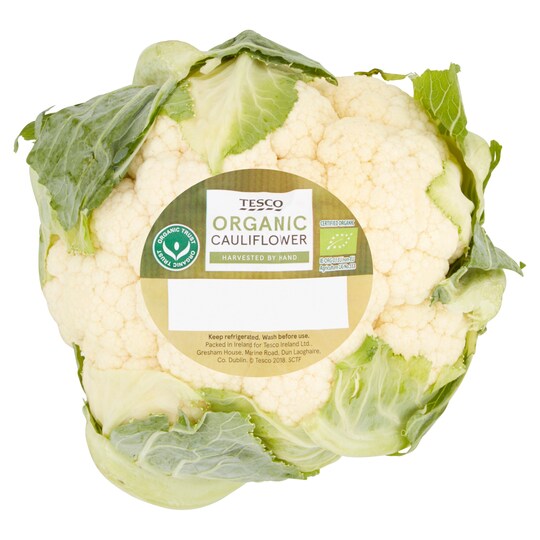 Tesco Organic Cauliflower Each Class 2 - Tesco Groceries