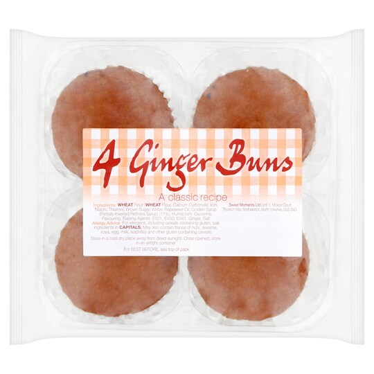 SWEET MOMENTS GINGER BUNS 200G - Tesco Groceries
