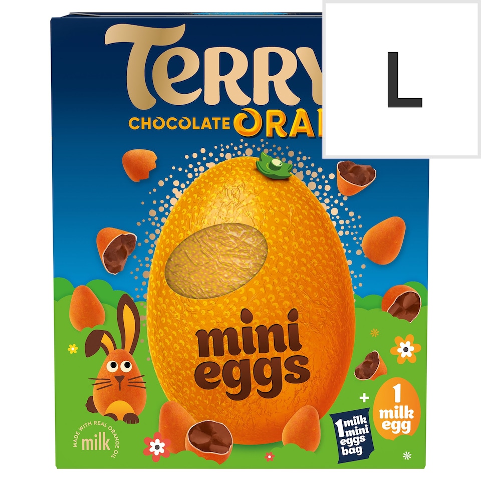 Terry's Chocolate Orange Easter Egg with Mini Eggs 200g - Tesco Groceries