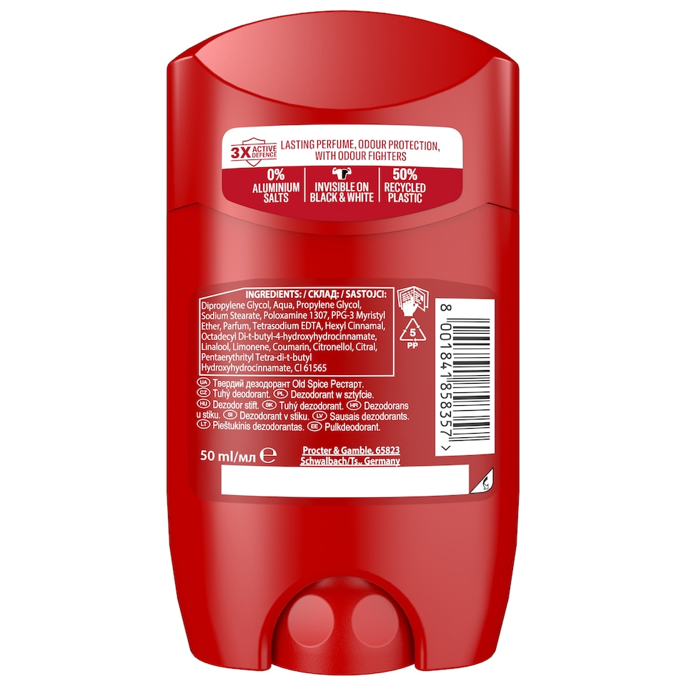Old Spice Restart Men's Deodorant Stick 50ml - Tesco Groceries