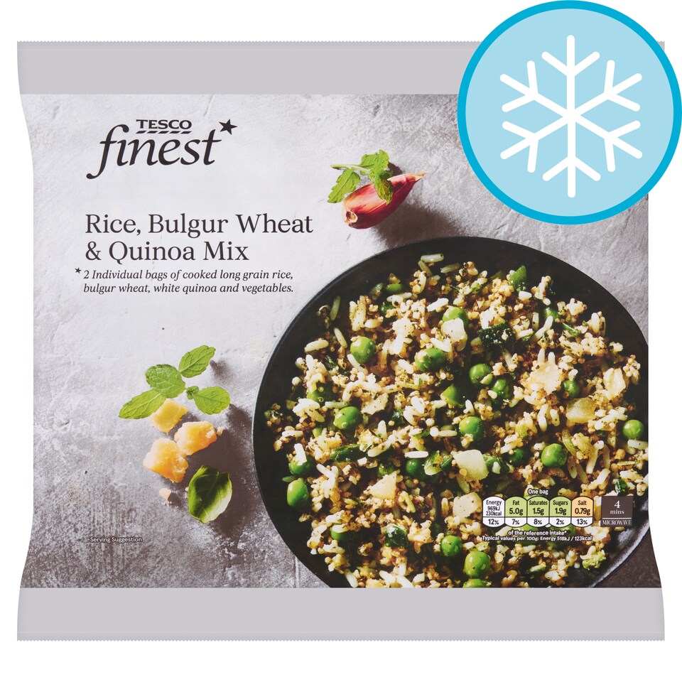 Tesco Finest Rice Bulgar Wheat Quinoa Mix 400G - Tesco Groceries