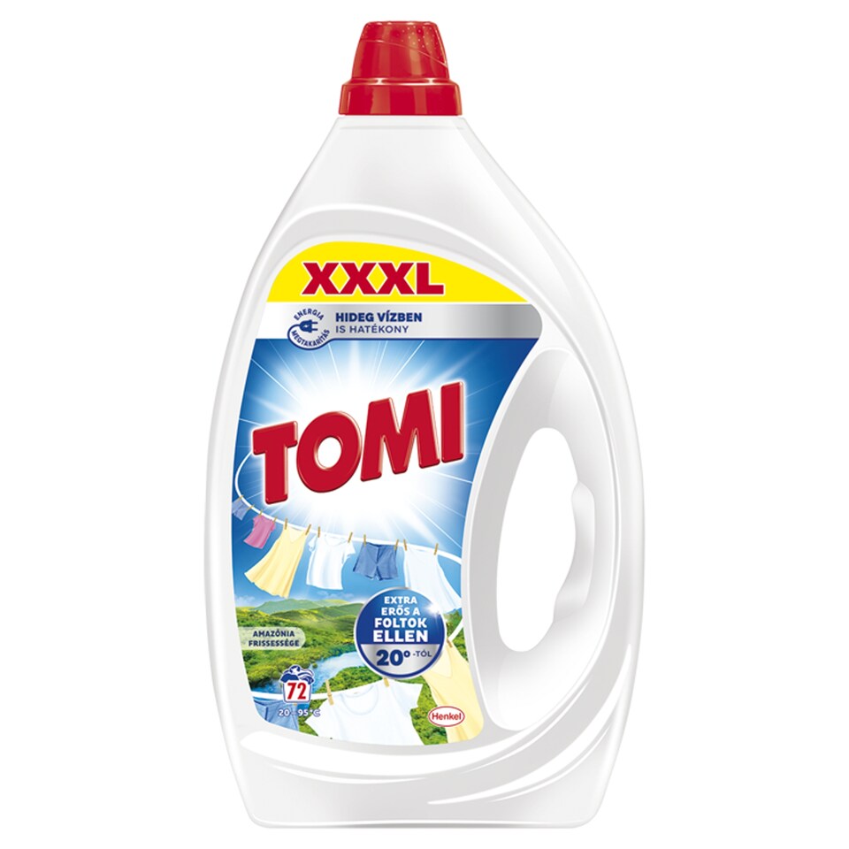 Tomi Amazónia Frissessége folyékony mosószer fehér és világos ruhákhoz ...