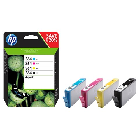Hp 364 Multipack Printer Ink Cartridge - Tesco Groceries