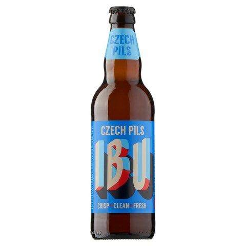 IBU Czech Pils 500ml 5% - Tesco Groceries