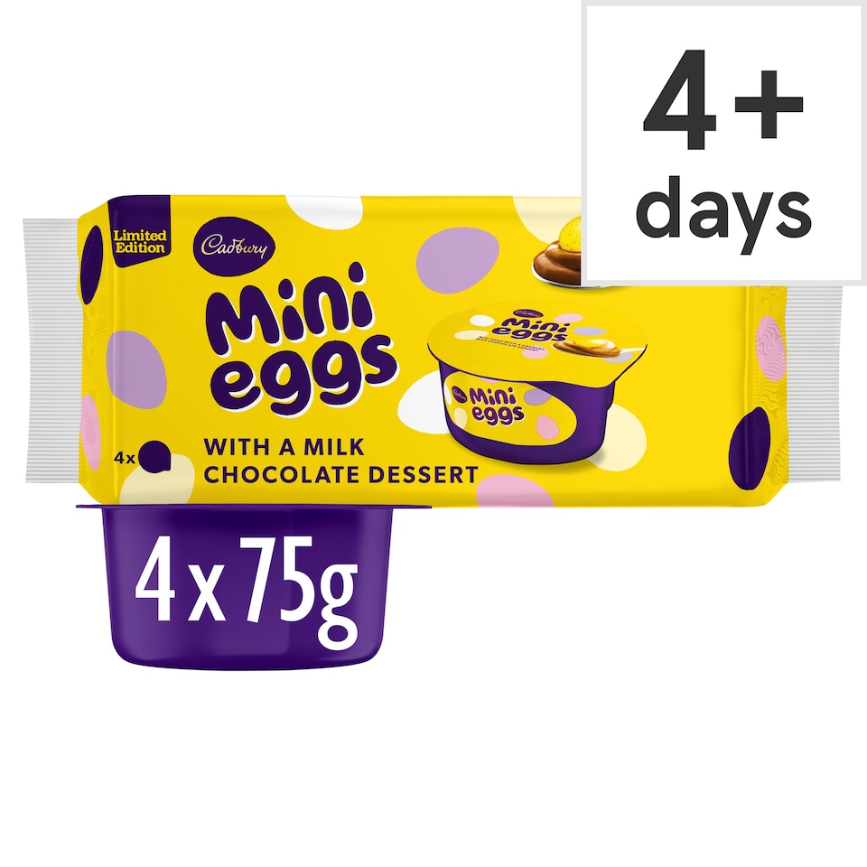 Cadbury Twinpot Mini Eggs 4x 75g - Tesco Groceries