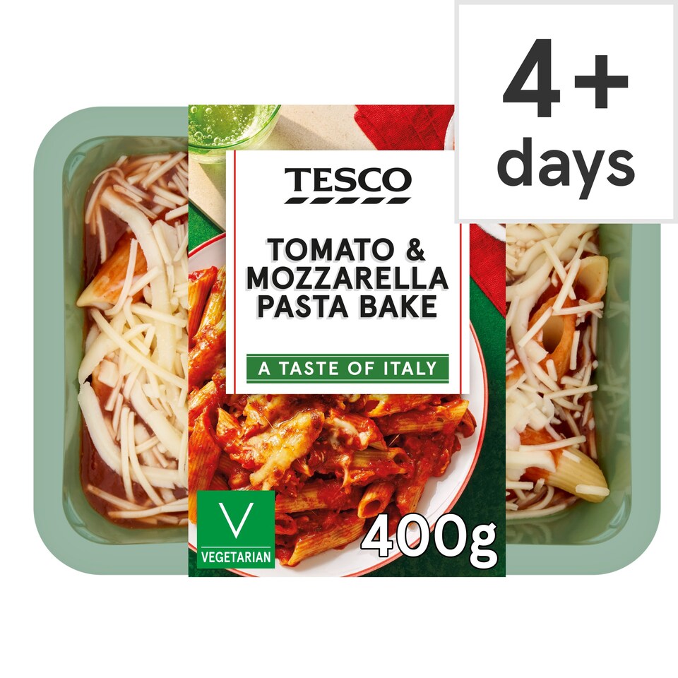 Tesco Tomato & Mozzarella Pasta Bake 400G - Tesco Groceries